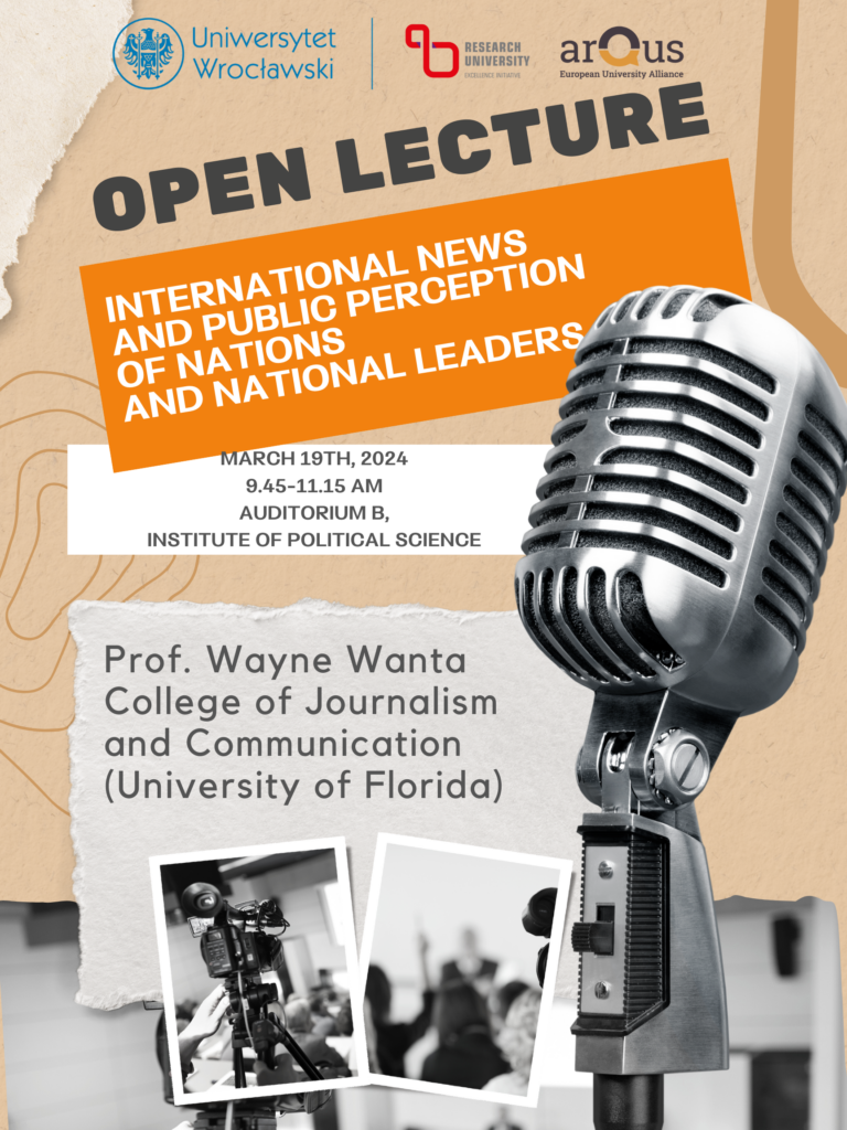 Open lecture: International News and Public Perception of Nations and ...